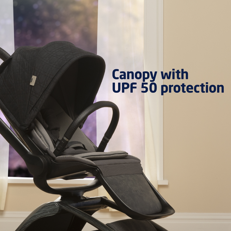 Tana 360° Rotating Modular Stroller with Carriage Accessory in Onyx ...